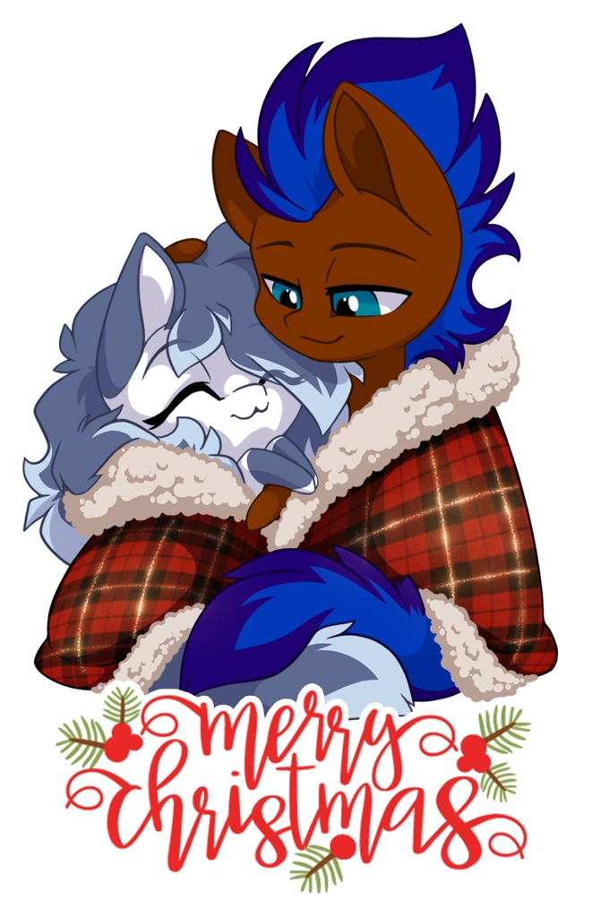 #2756579 - safe, artist:arctic-fox, oc, oc only, oc:ash wing, oc:nimble wing, pony, ashble ...