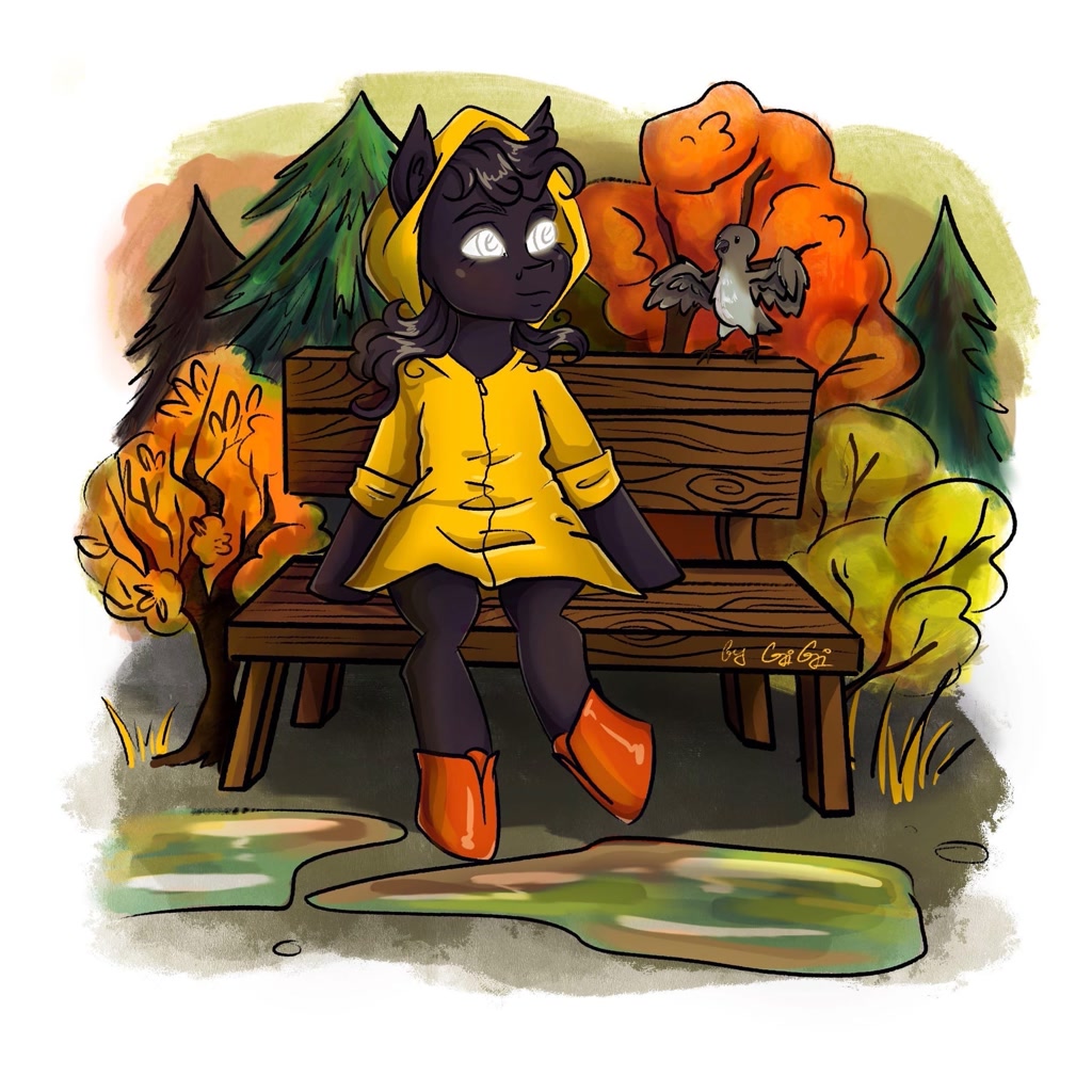 #2762346 - safe, artist:gigisarts, oc, oc only, oc:mia, bird, earth ...