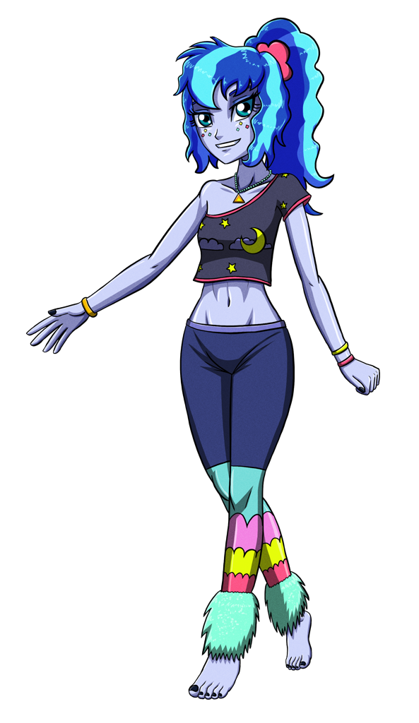 #2762450 - safe, artist:artemis-polara, princess luna, equestria girls ...
