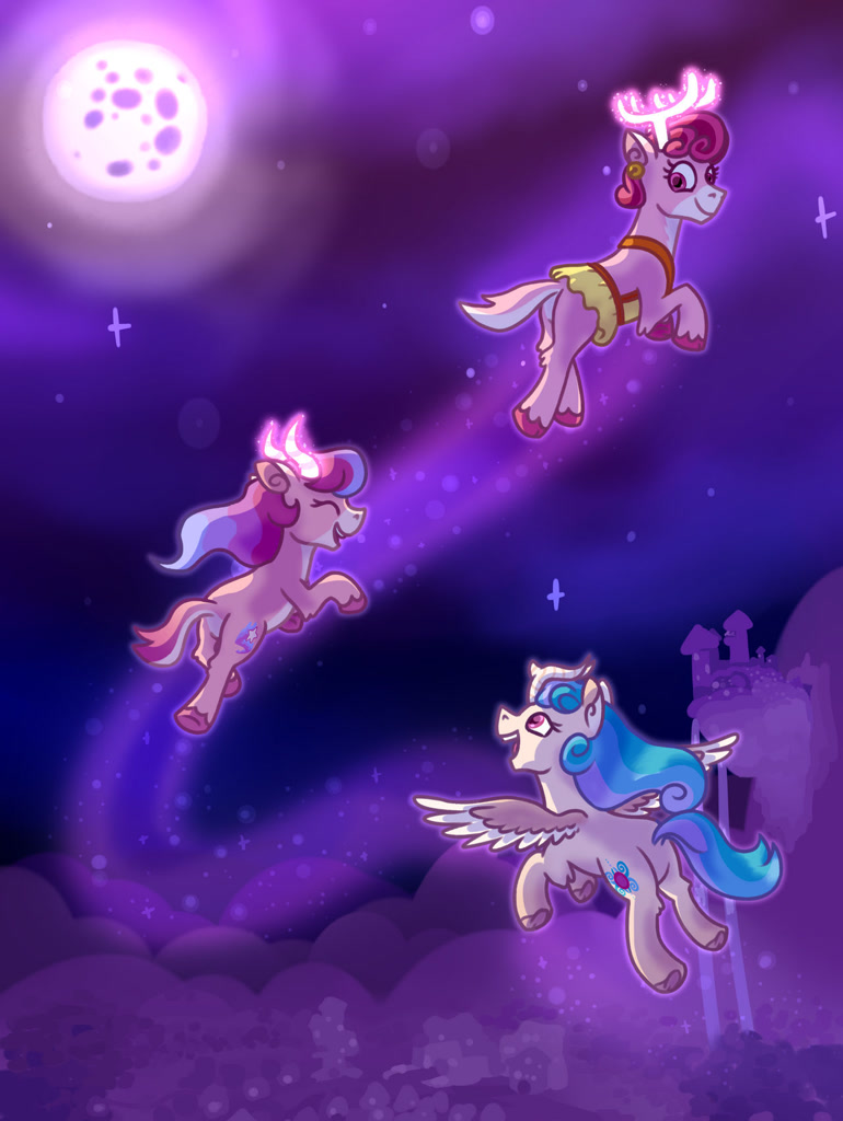 #2772188 - safe, artist:computerstickman, bori the reindeer, oc, oc ...