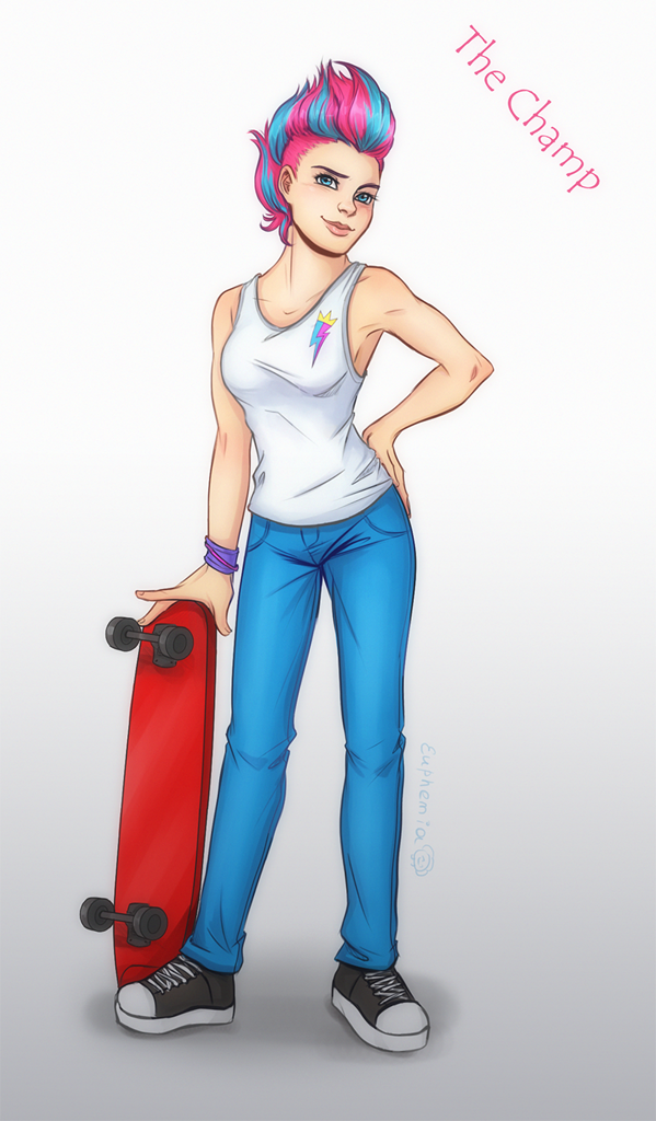#2773572 - safe, artist:euphemia, zipp storm, human, g5, my little pony ...