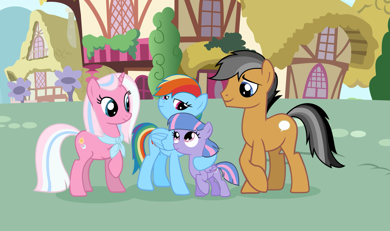 #2760078 - safe, artist:mcrespin88, clear sky, quibble pants, rainbow ...