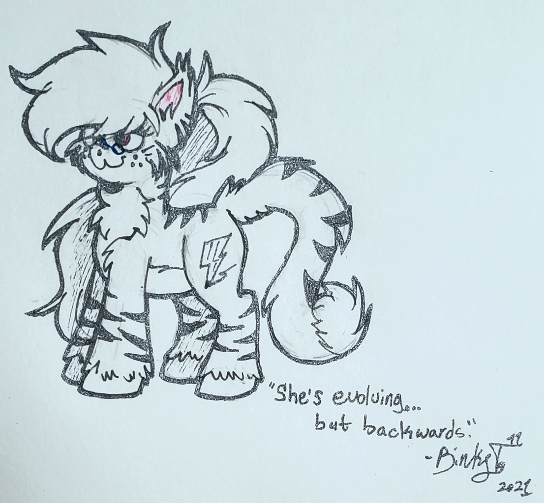 #2541583 - safe, artist:binkyt11, oc, oc only, oc:binky, cat, cat pony ...
