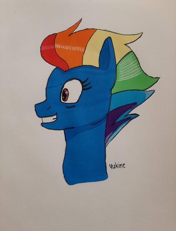 #2541626 - safe, artist:yukine001, rainbow dash, pegasus, pony, the ...