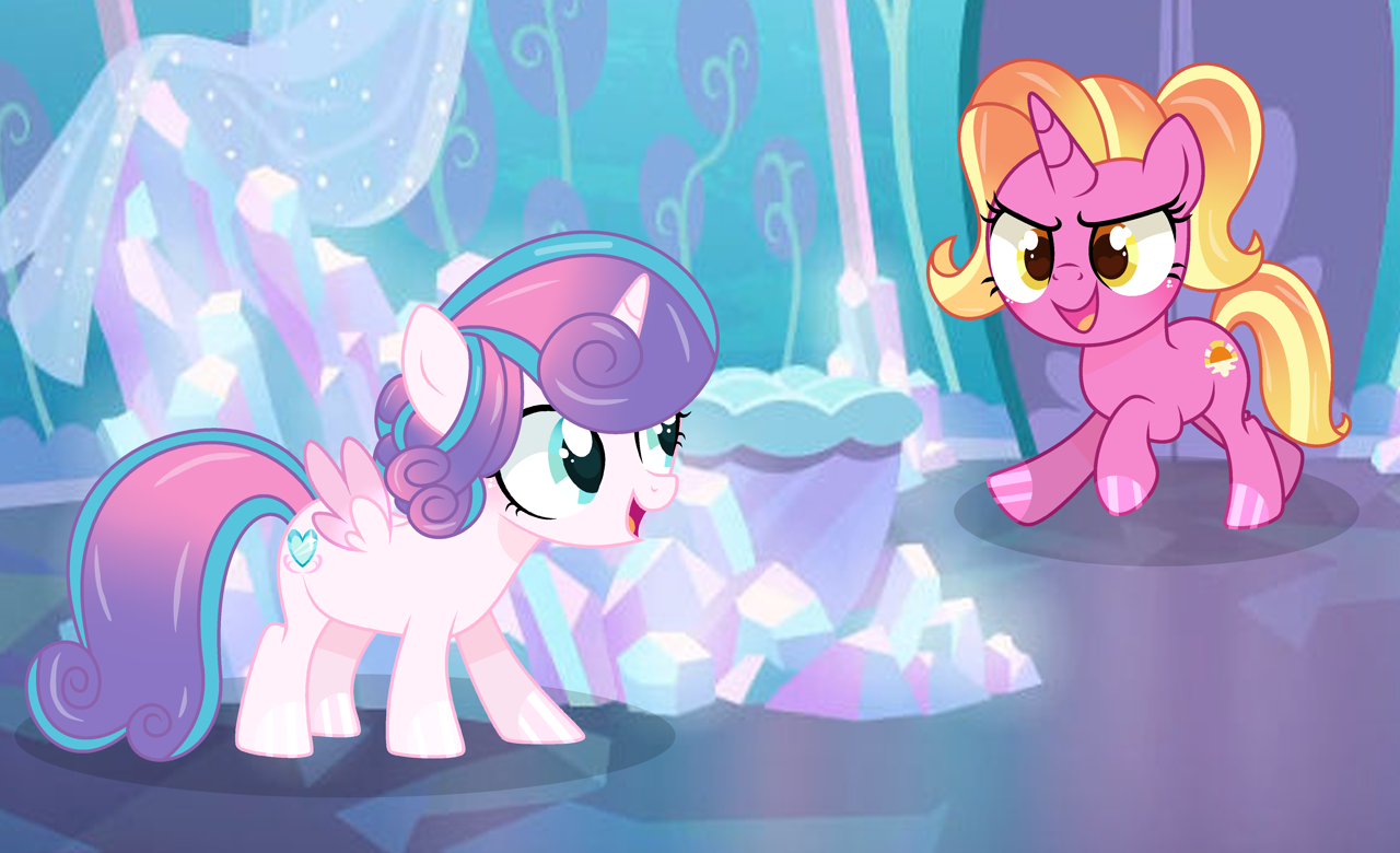 #2541628 - safe, artist:starshinesentry07, luster dawn, princess flurry ...