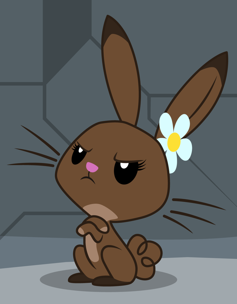 #2553886 - safe, artist:ragedox, oc, oc:daisy, rabbit, angry, animal ...