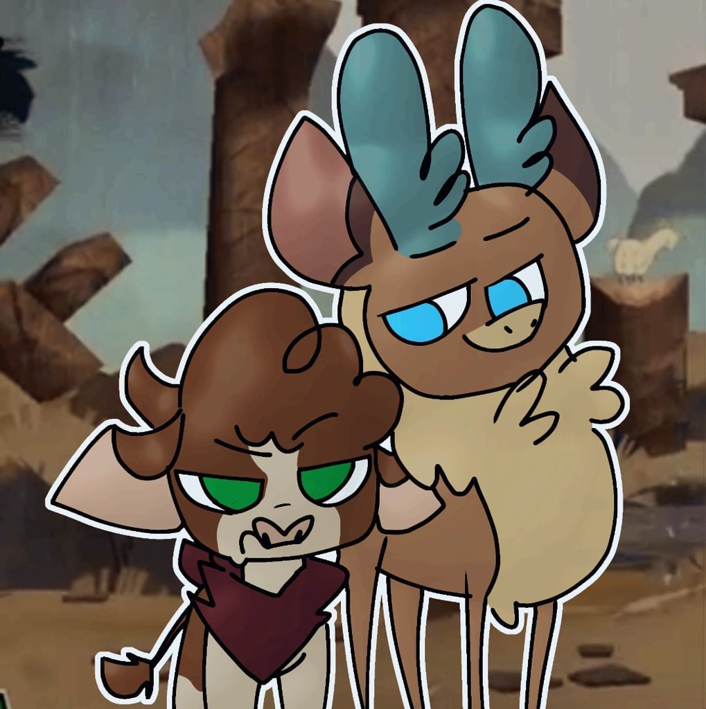 #2556567 - safe, artist:kusochekcat, arizona (tfh), velvet (tfh), cow ...