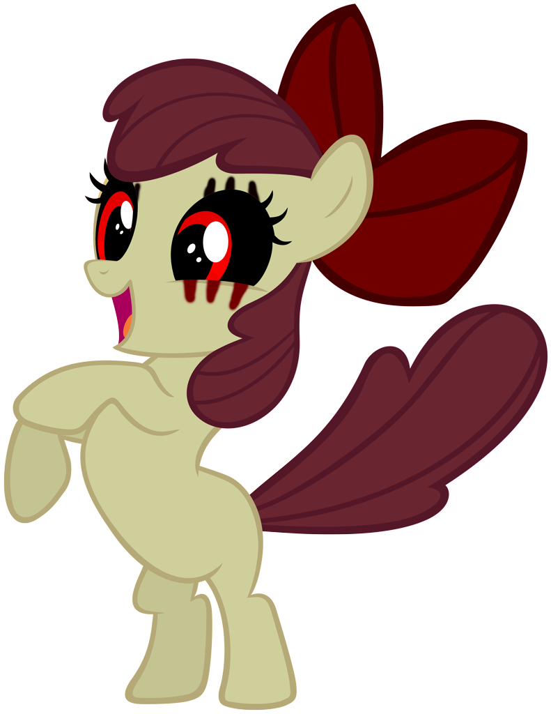 #2558627 - semi-grimdark, artist:pagiepoppie12345, apple bloom, earth ...