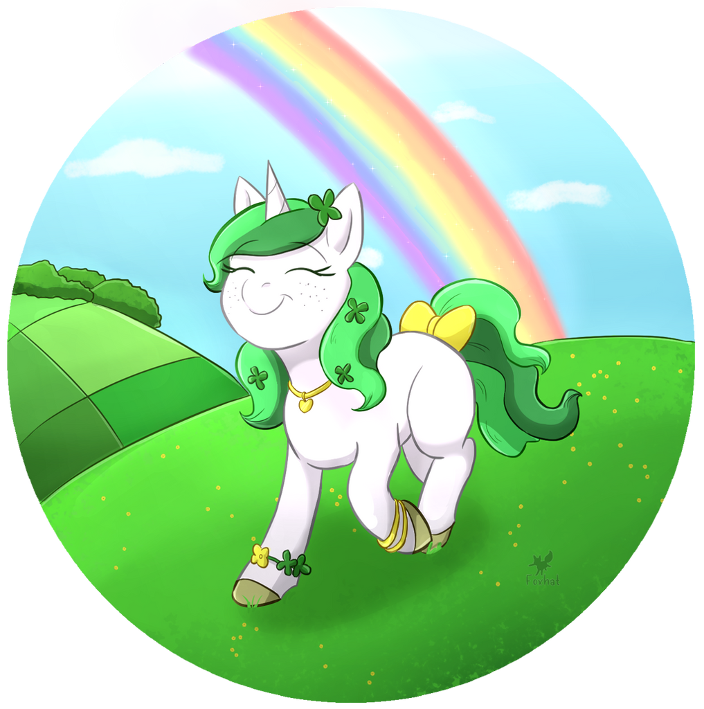 #2560183 - safe, artist:foxhatart, oc, oc only, oc:clover, pony ...