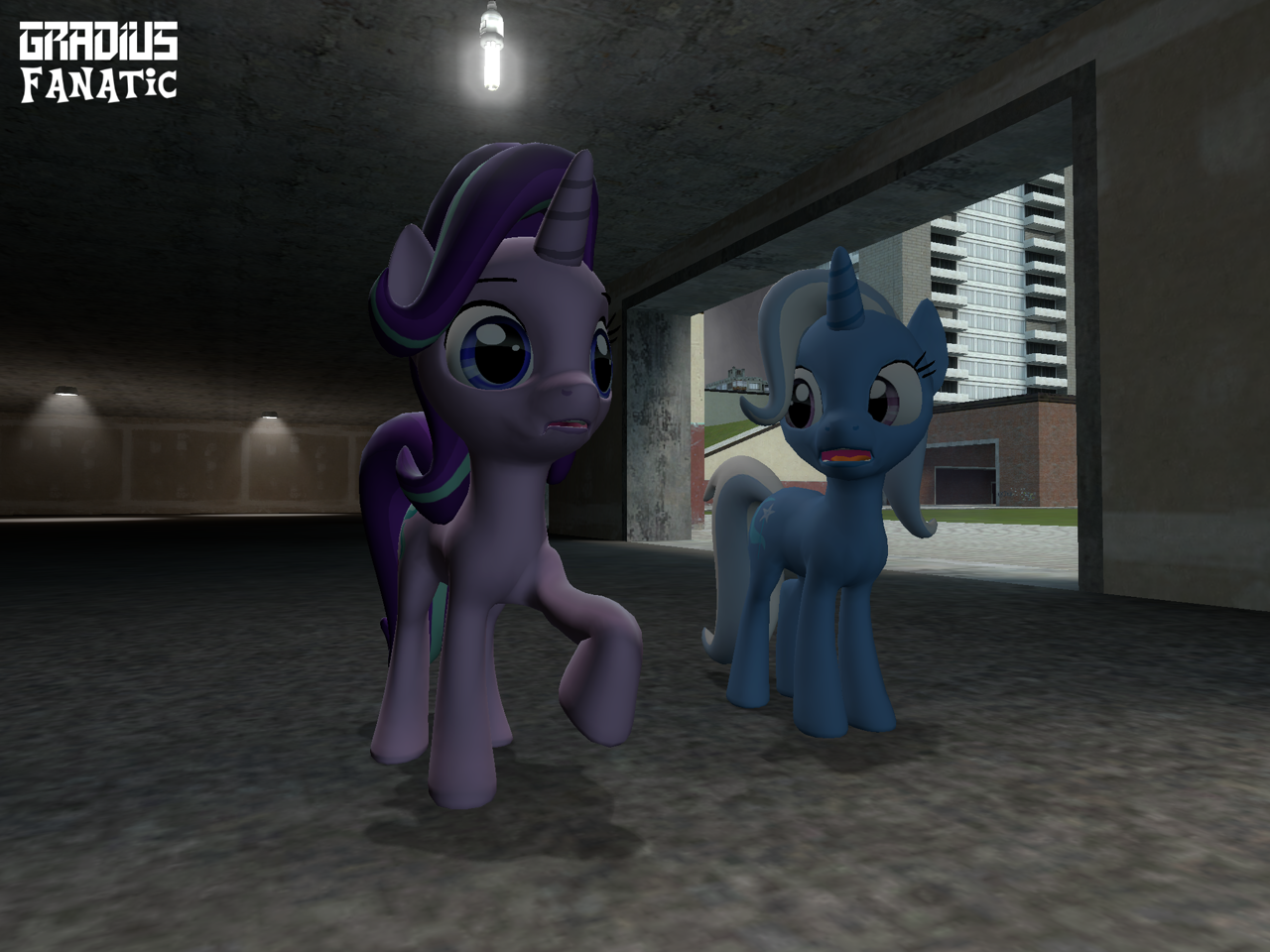 #2560338 - safe, artist:gradiusfanatic, starlight glimmer, trixie, pony ...