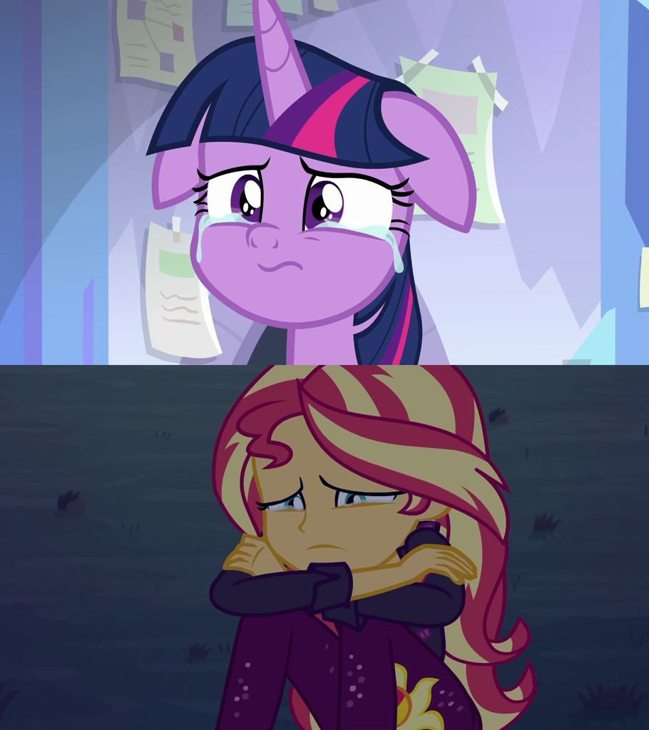 #2543914 - safe, edit, edited screencap, screencap, sunset shimmer ...