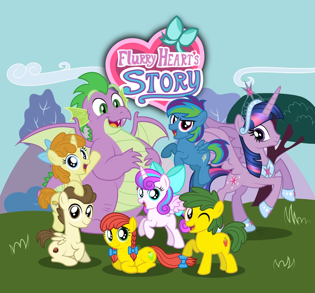 #2562311 - safe, artist:aleximusprime, pound cake, princess flurry ...