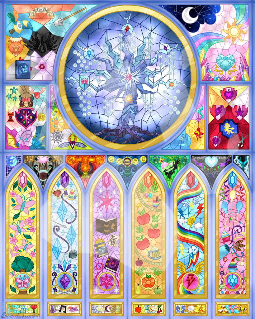 #2570202 - safe, artist:beadedwolf22, apple bloom, applejack, babs seed ...