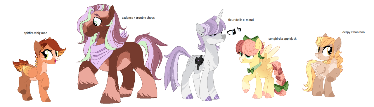 #2575658 - safe, artist:jusenji, artist:strawberry-spritz, oc, oc only, earth pony, pegasus ...