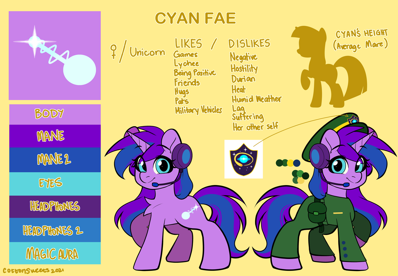 #2576714 - safe, artist:cottonsweets, oc, oc:cyan nova fae, pony, unicorn, cute, cutie mark ...
