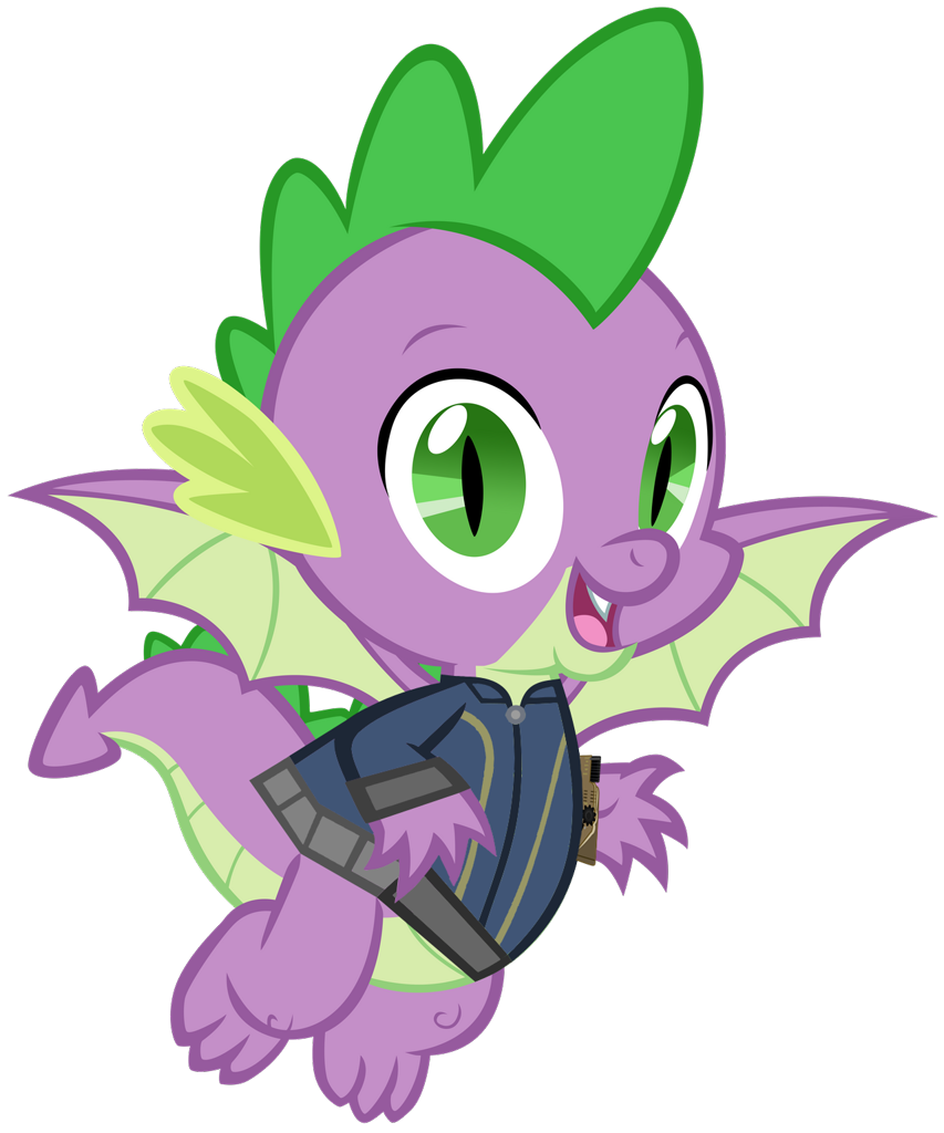 #2577228 - safe, artist:andoanimalia, artist:php170, spike, dragon ...