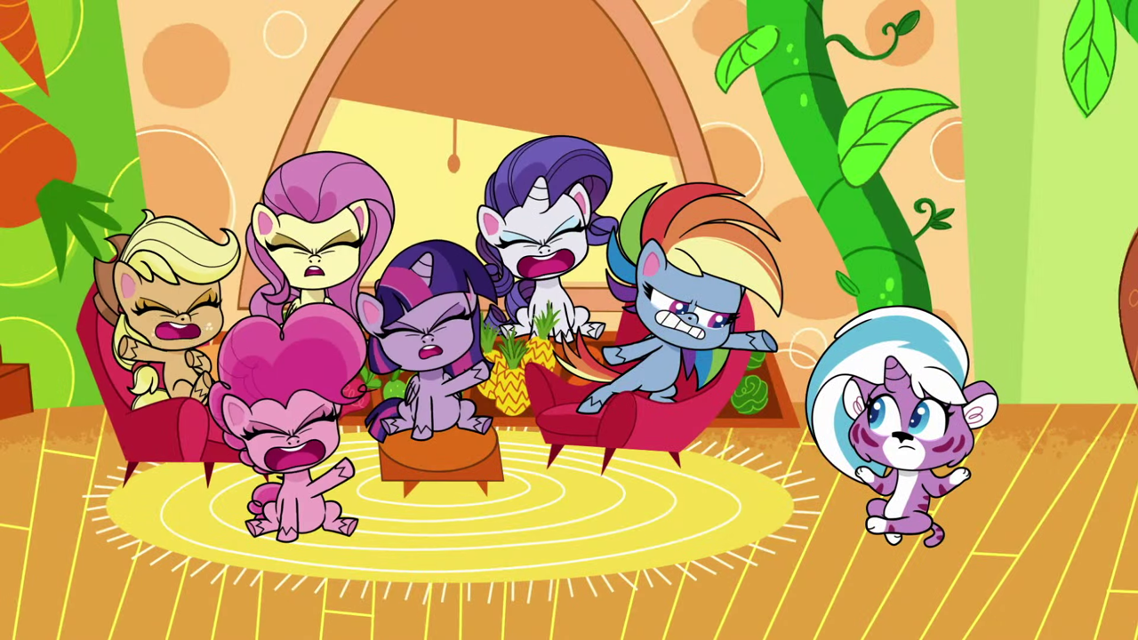 #2577741 - safe, screencap, applejack, fluttershy, lightning chill ...