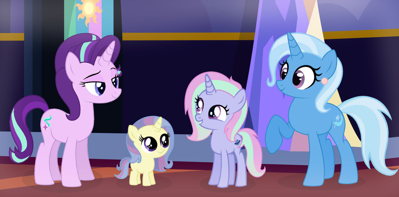 #2579727 - safe, artist:crystalrainbowlife, starlight glimmer, trixie ...