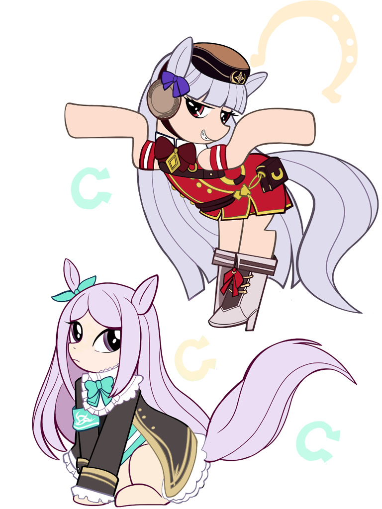 #2580350 - safe, artist:minjyulv9, pony, anime, clothes, gold ship ...