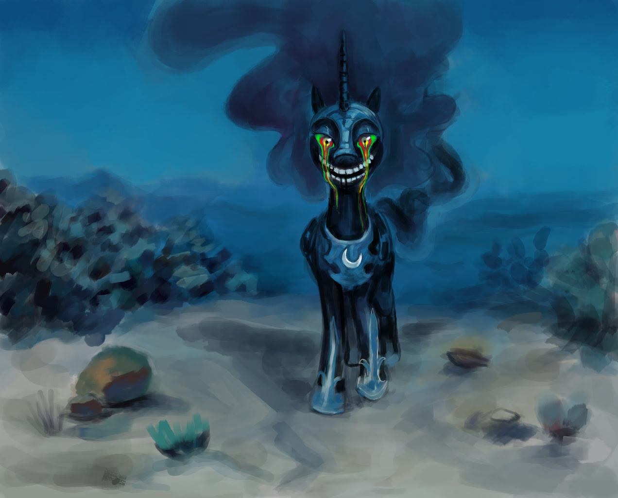 #2582334 - semi-grimdark, artist:misstwipietwins, nightmare moon ...