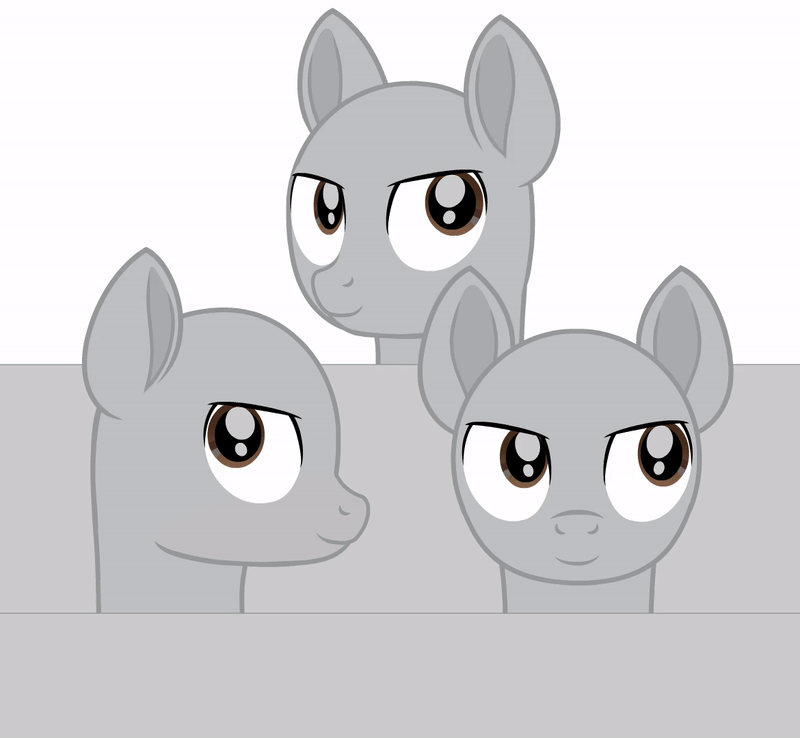 #2564464 - safe, artist:povitato, pony, animated, blinking, floppy ears ...