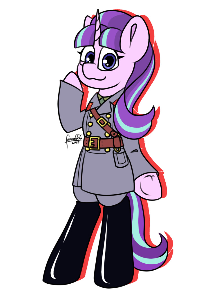 #2567862 - safe, artist:foxxo666, starlight glimmer, pony, unicorn, g4 ...