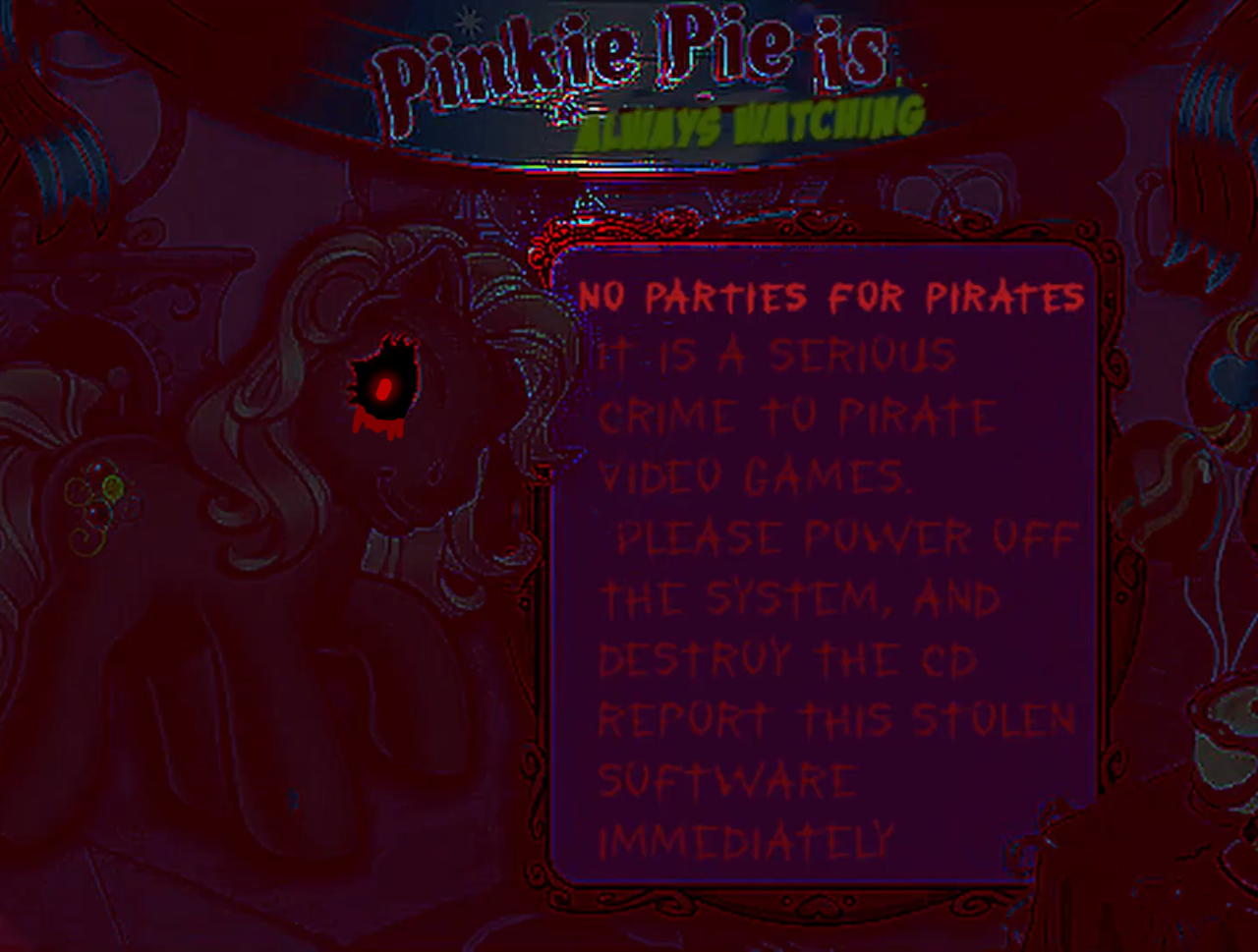 #2583781 - grimdark, pinkie pie, pinkie pie (g3), earth pony, pony, g3 ...