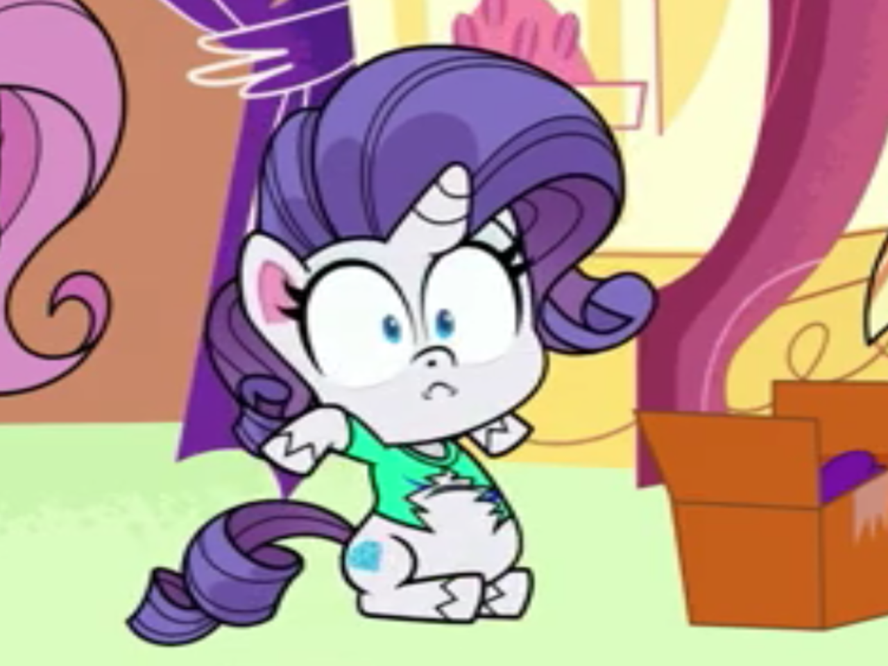 #2590876 - safe, screencap, rarity, pony, unicorn, cotton candy-colored ...