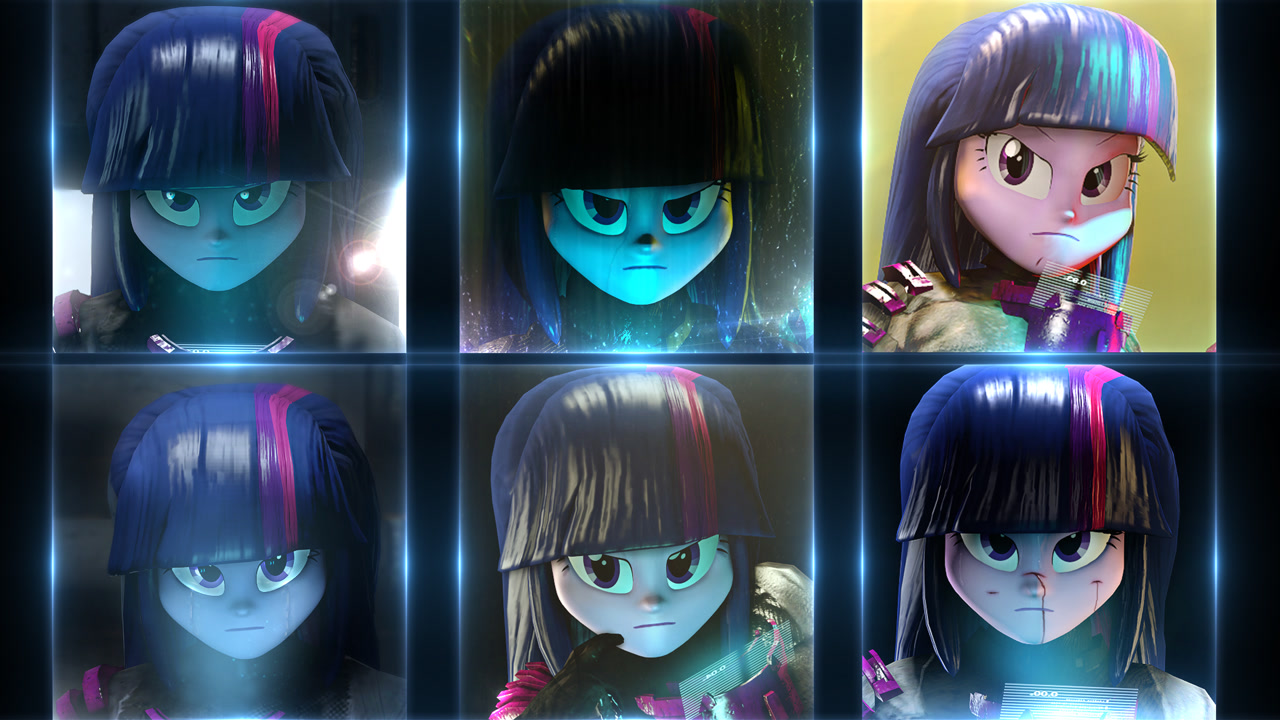 #2592004 - safe, artist:popa-3d-animations, twilight sparkle, cyborg ...