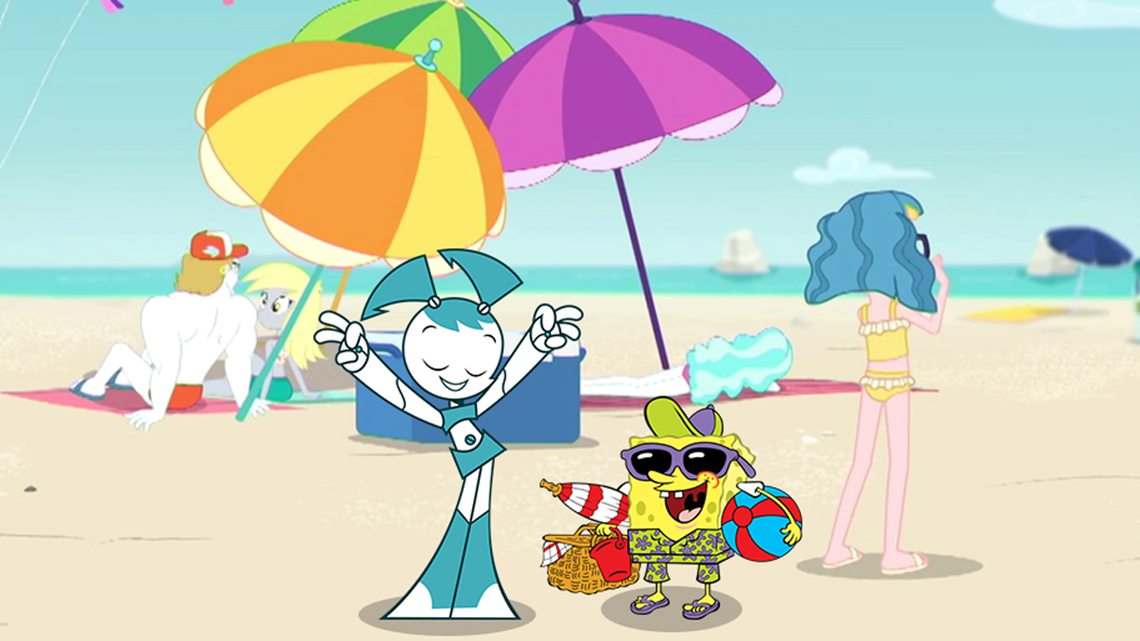 #2595829 - source needed, safe, edit, edited screencap, screencap, bulk biceps, derpy hooves ...