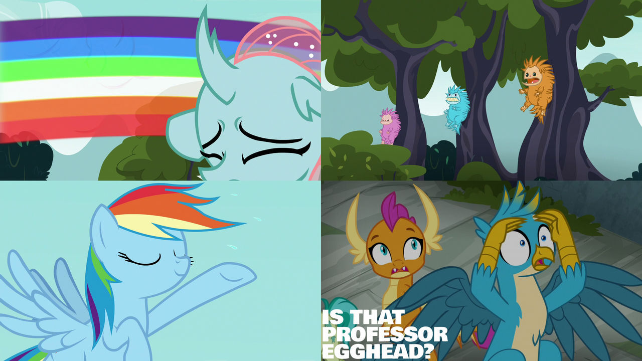 #2596354 - safe, edit, edited screencap, editor:quoterific, screencap, gallus, ocellus, rainbow ...