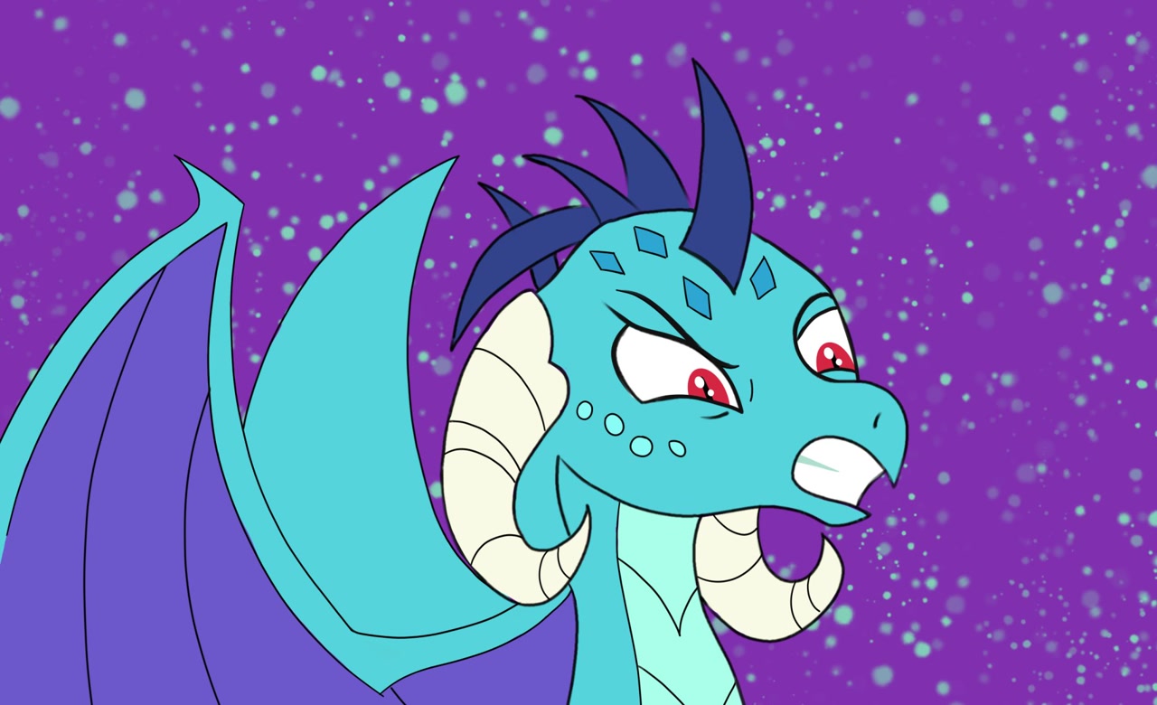 #2598862 - safe, artist:polar_storm, princess ember, dragon, g4, angry ...