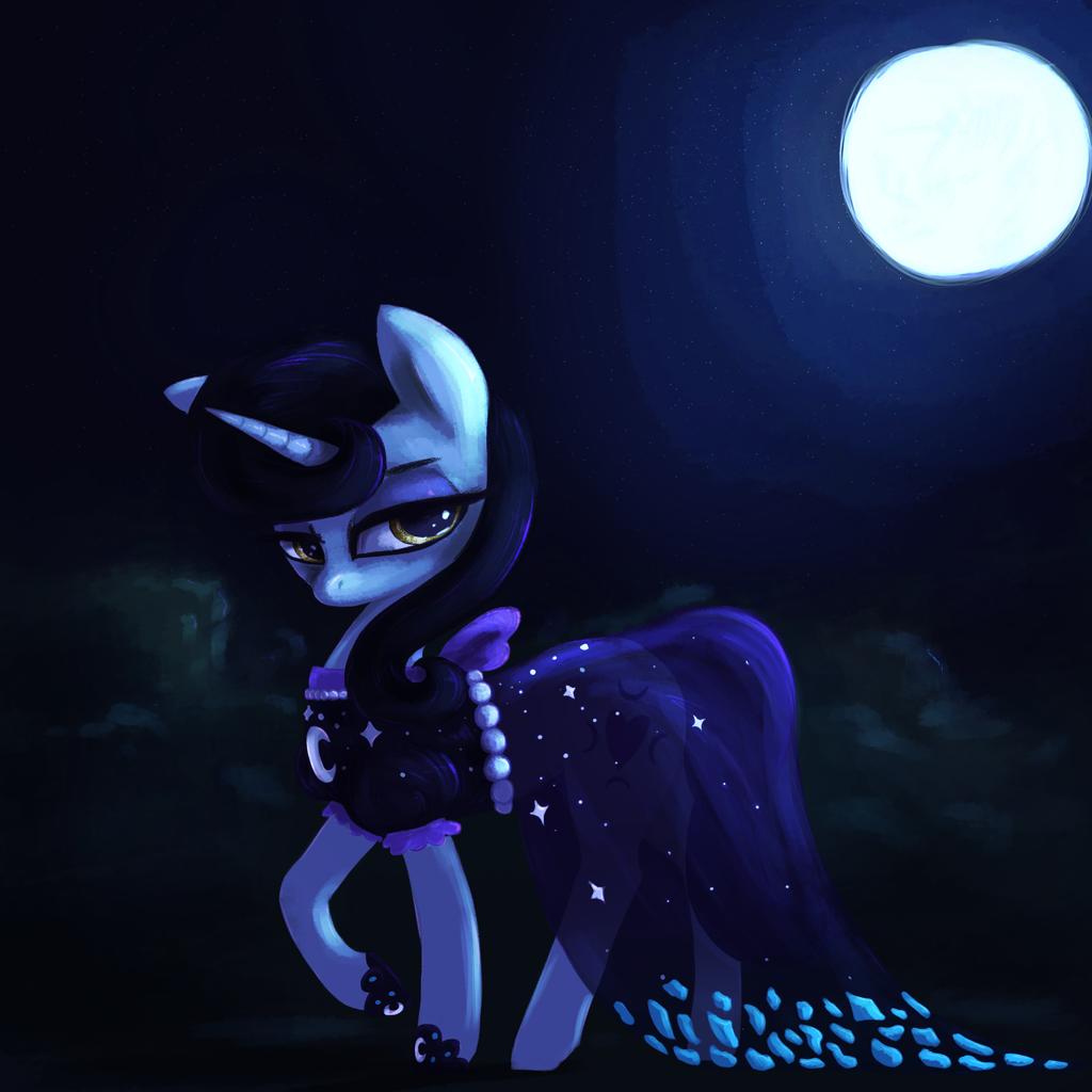 #2598986 - safe, artist:t72b, moonlight raven, pony, unicorn, g4, bow ...