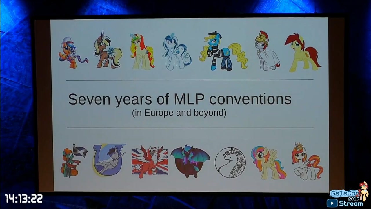 #2601386 - safe, oc, convention, screen, seven years of mlp conventions ...