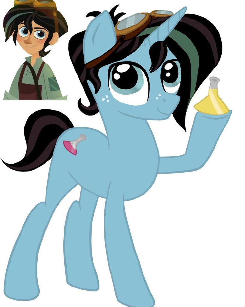 #2601402 - safe, artist:ponyrefaa, human, pony, unicorn, clothes ...