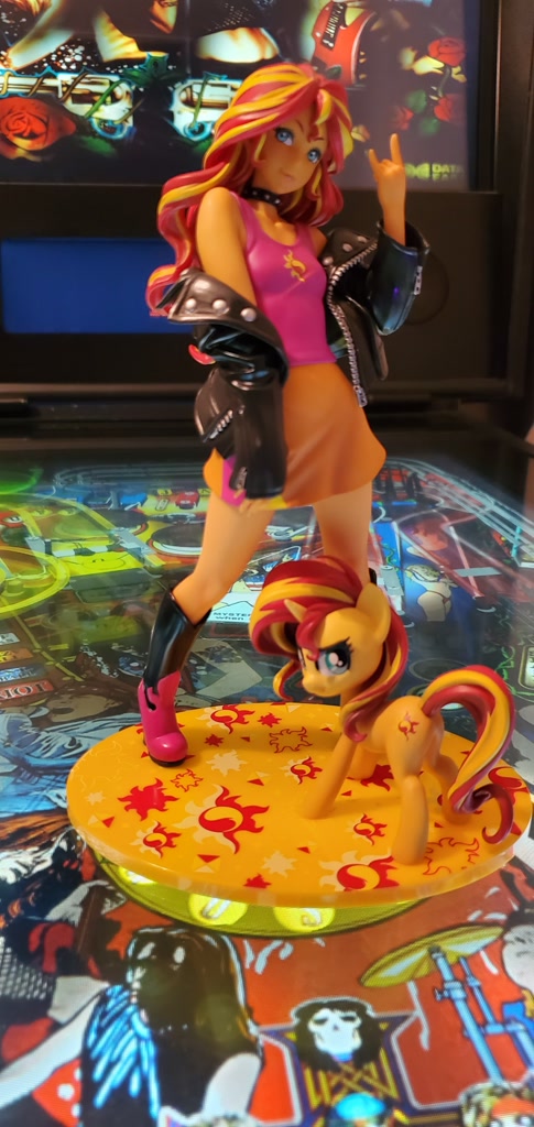 #2604897 - safe, kotobukiya, sunset shimmer, human, pony, unicorn, equestria girls, g4, human ...