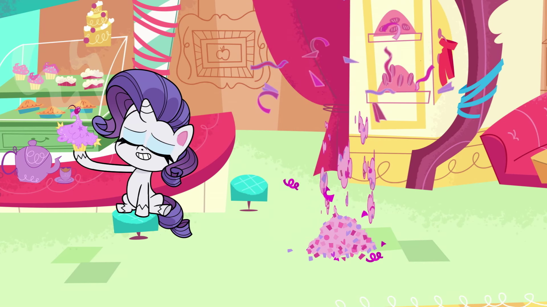 #2587172 - safe, screencap, pinkie pie, rarity, earth pony, pony ...