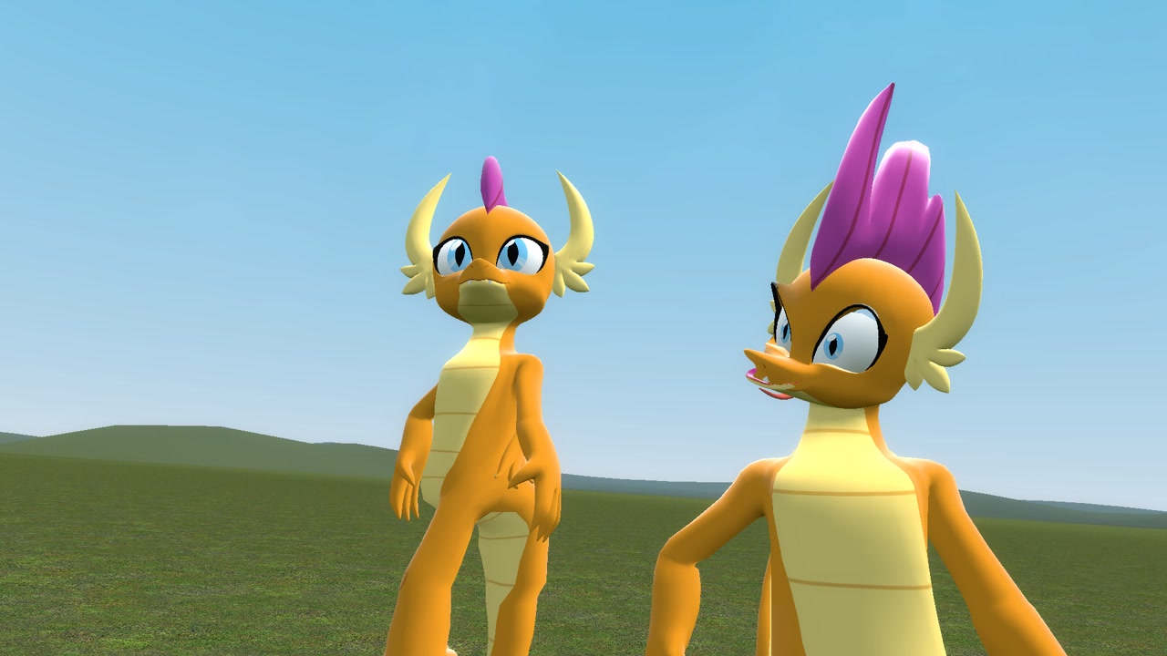 #2589138 - safe, smolder, dragon, 3d, dragoness, duality, female, gmod ...