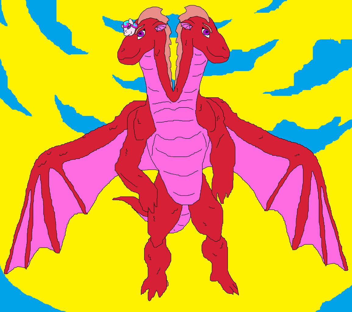 #2605457 - safe, artist:ogimur, oc, oc:crystal blaze, dragon, earth pony, pony, fanfic:empress ...