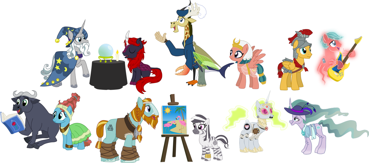 #2613878 - safe, artist:shadymeadow, flash magnus, meadowbrook ...