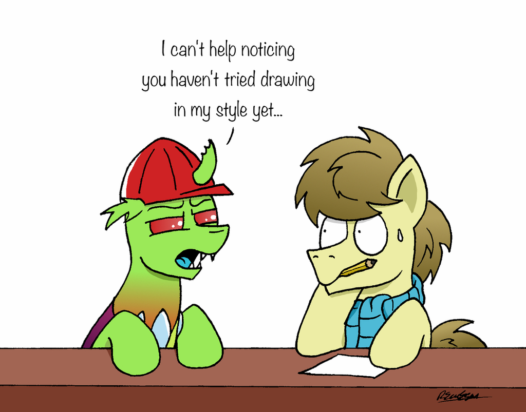 #2617042 - safe, artist:bobthedalek, oc, oc only, oc:berzie, oc:kettle ...