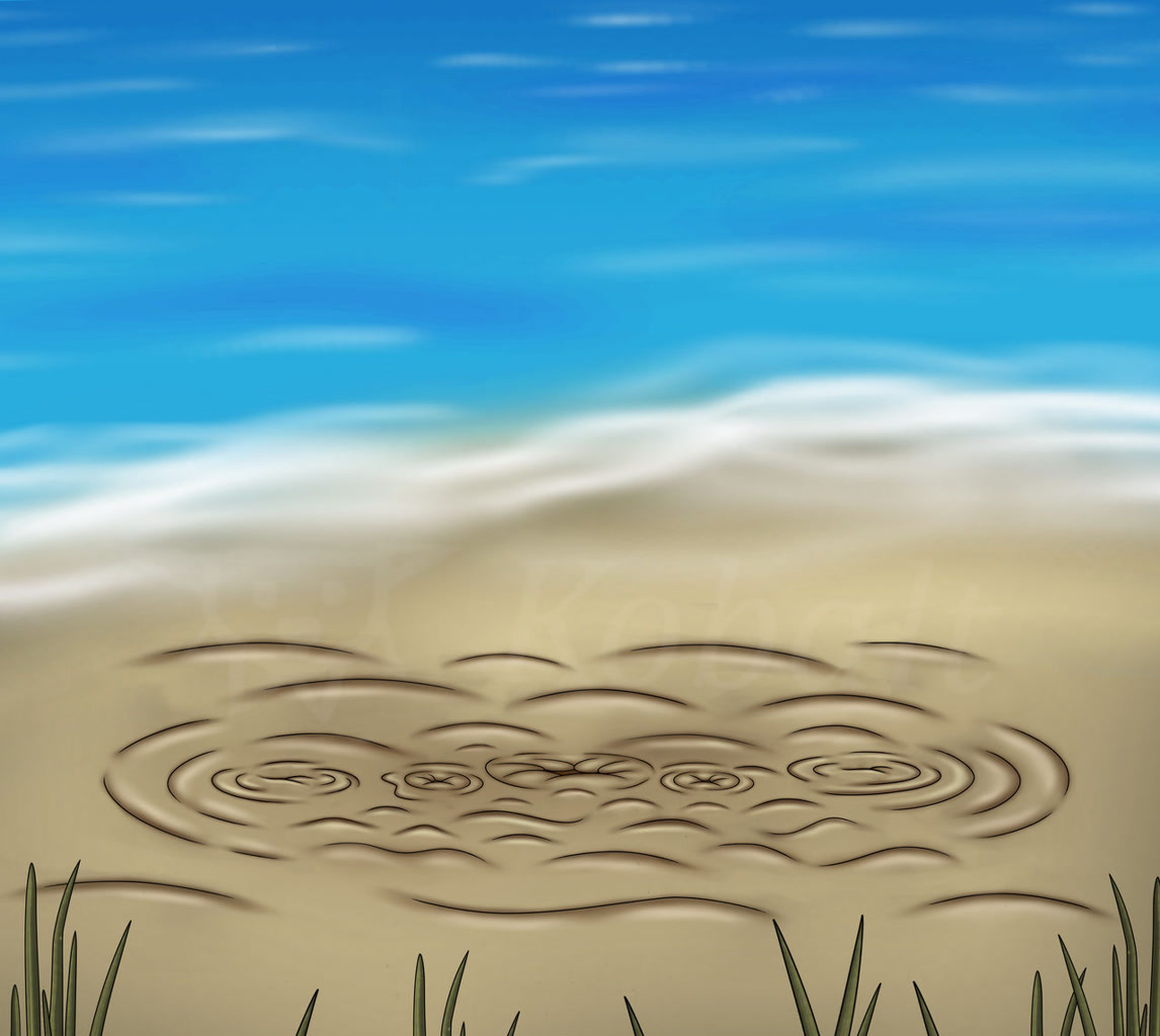 #2617501 - safe, artist:kobalt727, part of a set, beach, commission ...