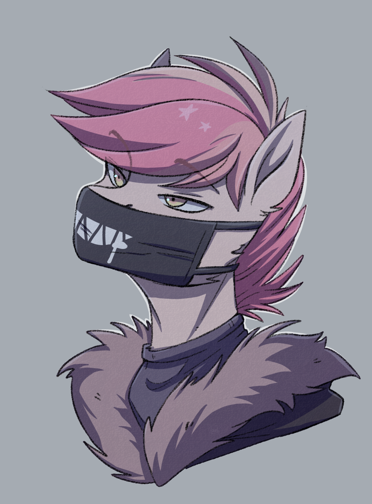 #2617770 - safe, artist:1an1, oc, oc only, pony, bust, clothes, coat ...