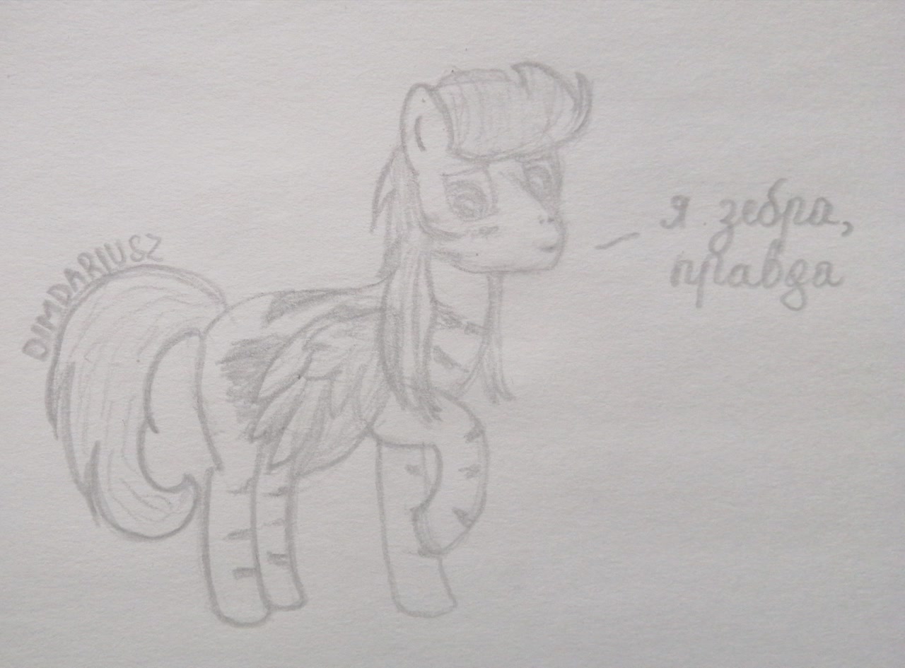 #2620141 - safe, artist:dimdariusz, oc, oc only, oc:zebra, pegasus ...