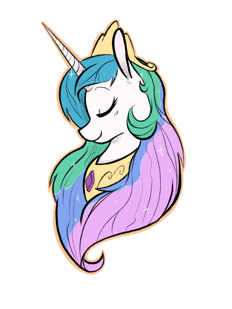 #2620920 - safe, artist:cartoon-bazooka, princess celestia, alicorn ...