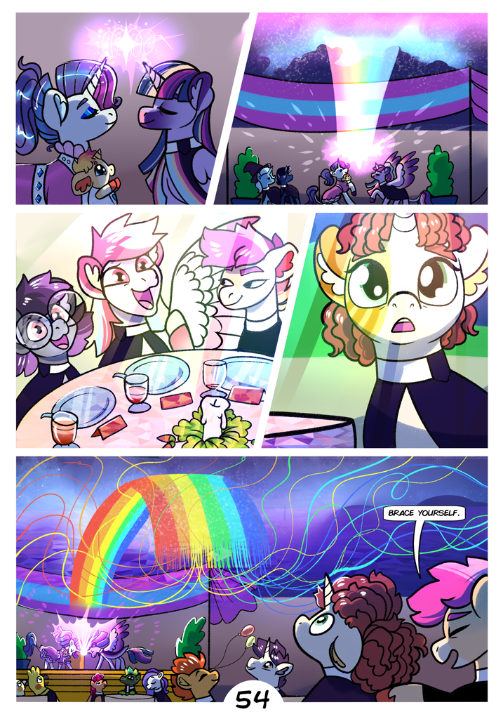 #2623515 - safe, artist:loryska, rarity, trixie, twilight sparkle, oc ...