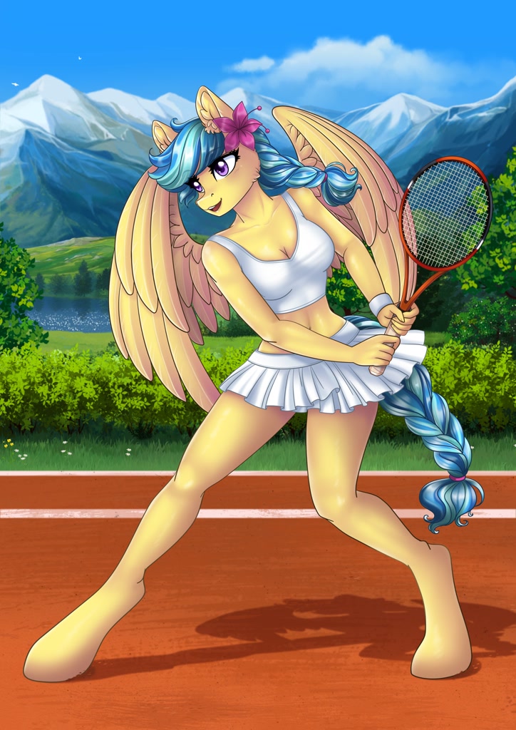 #2624517 - safe, artist:lifejoyart, oc, oc only, oc:jeppesen, pegasus, anthro, unguligrade ...