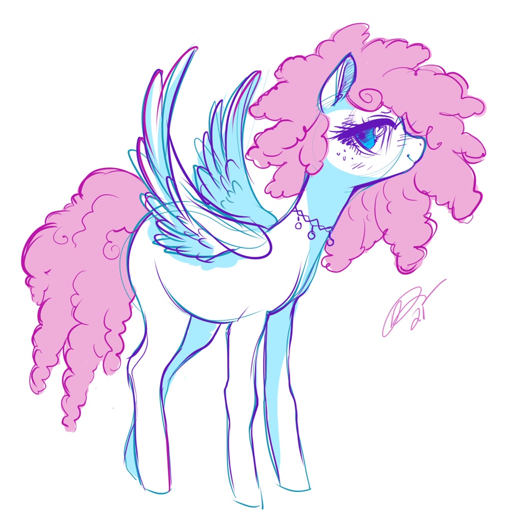 #2624902 - safe, artist:opalacorn, oc, oc only, pegasus, pony, choker, high res, looking at you ...