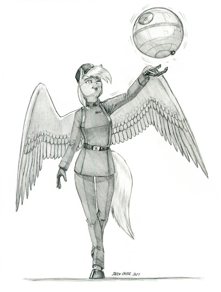 #2607099 - safe, artist:baron engel, derpy hooves, pegasus, anthro ...