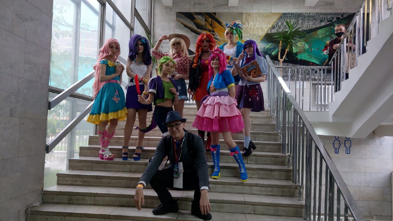 #2611017 - safe, kotobukiya, applejack, fluttershy, pinkie pie, rainbow ...